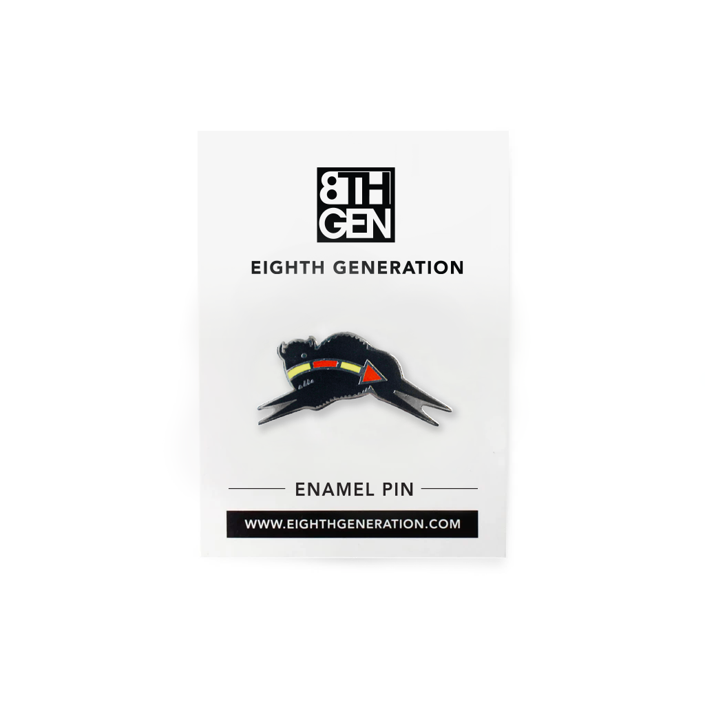 Buffalo Enamel Pin - Eighth Generation
