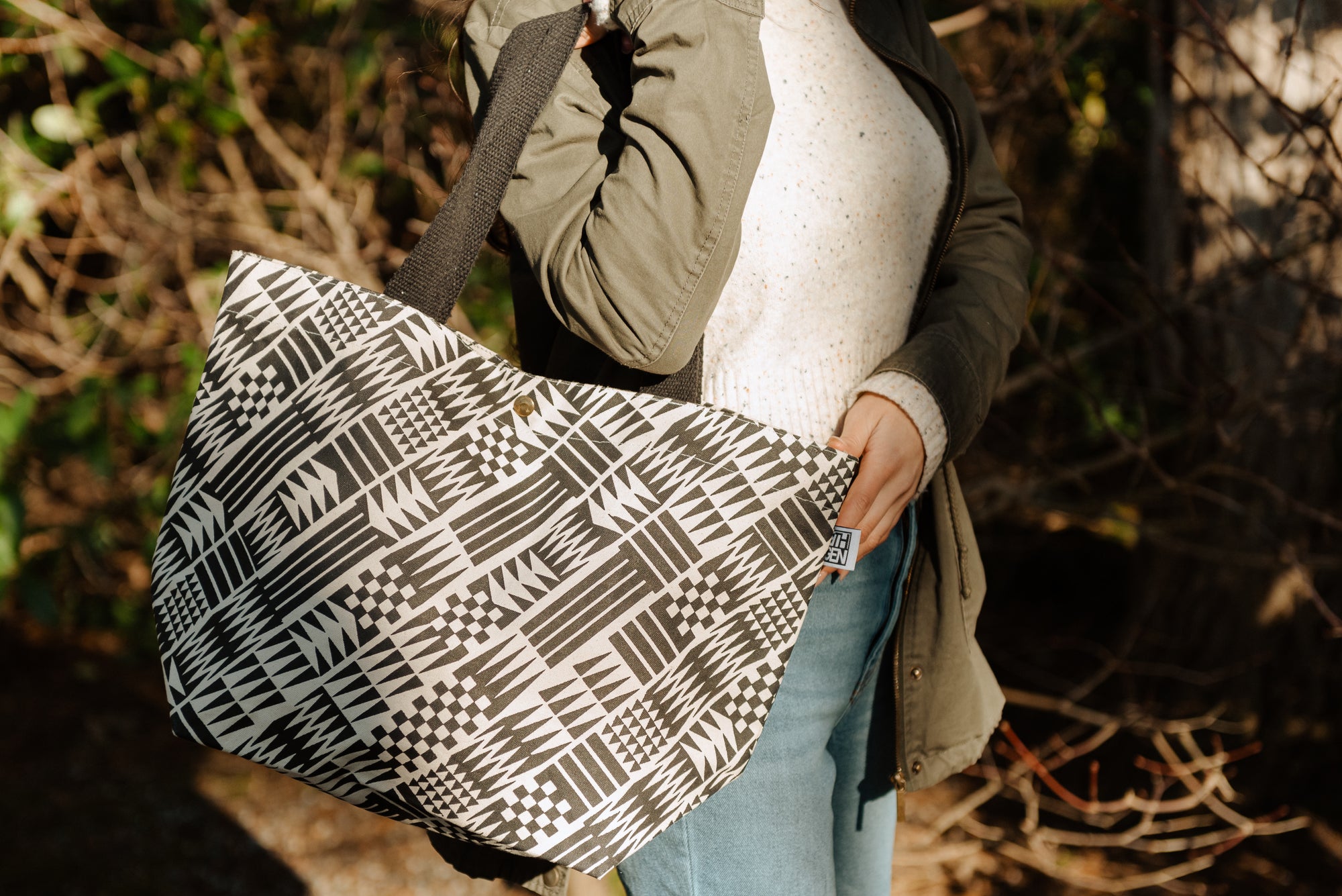 Coast Salish Pattern Tote Bag – Eighth Generation