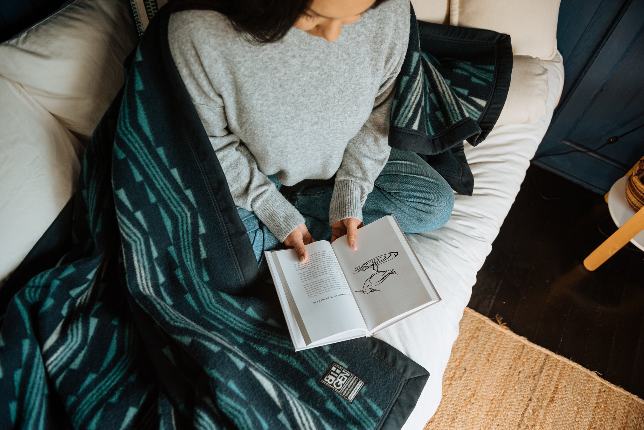 Lightning And Thunder Wool Blanket - Eighth Generation