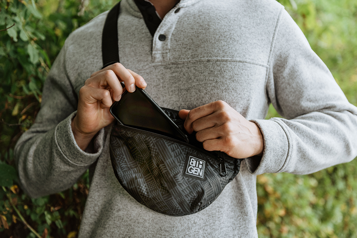 Coast Salish Pattern Hip Bag – Eighth Generation