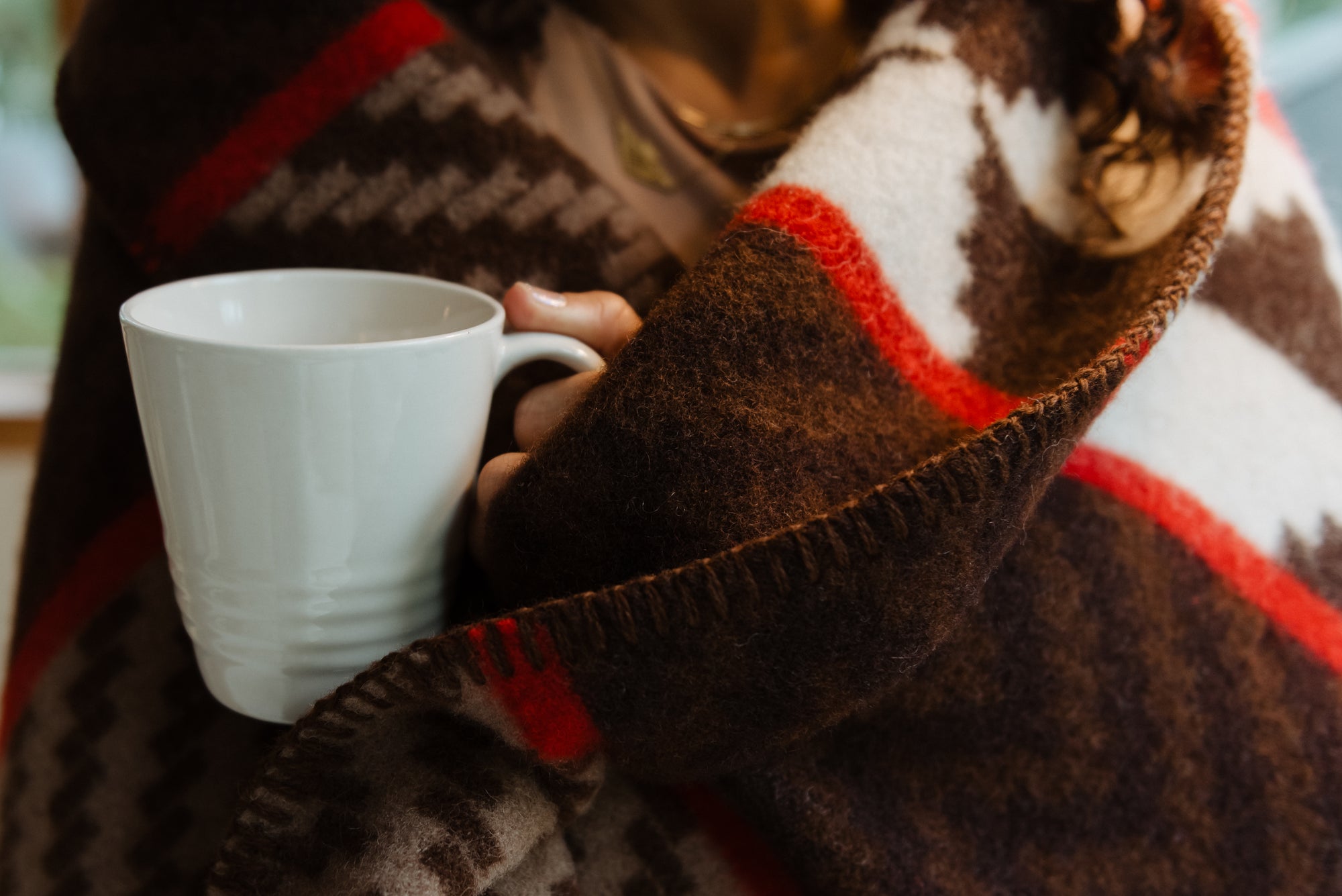 Elk's Offering Wool Blanket – North Winds Series – Eighth Generation