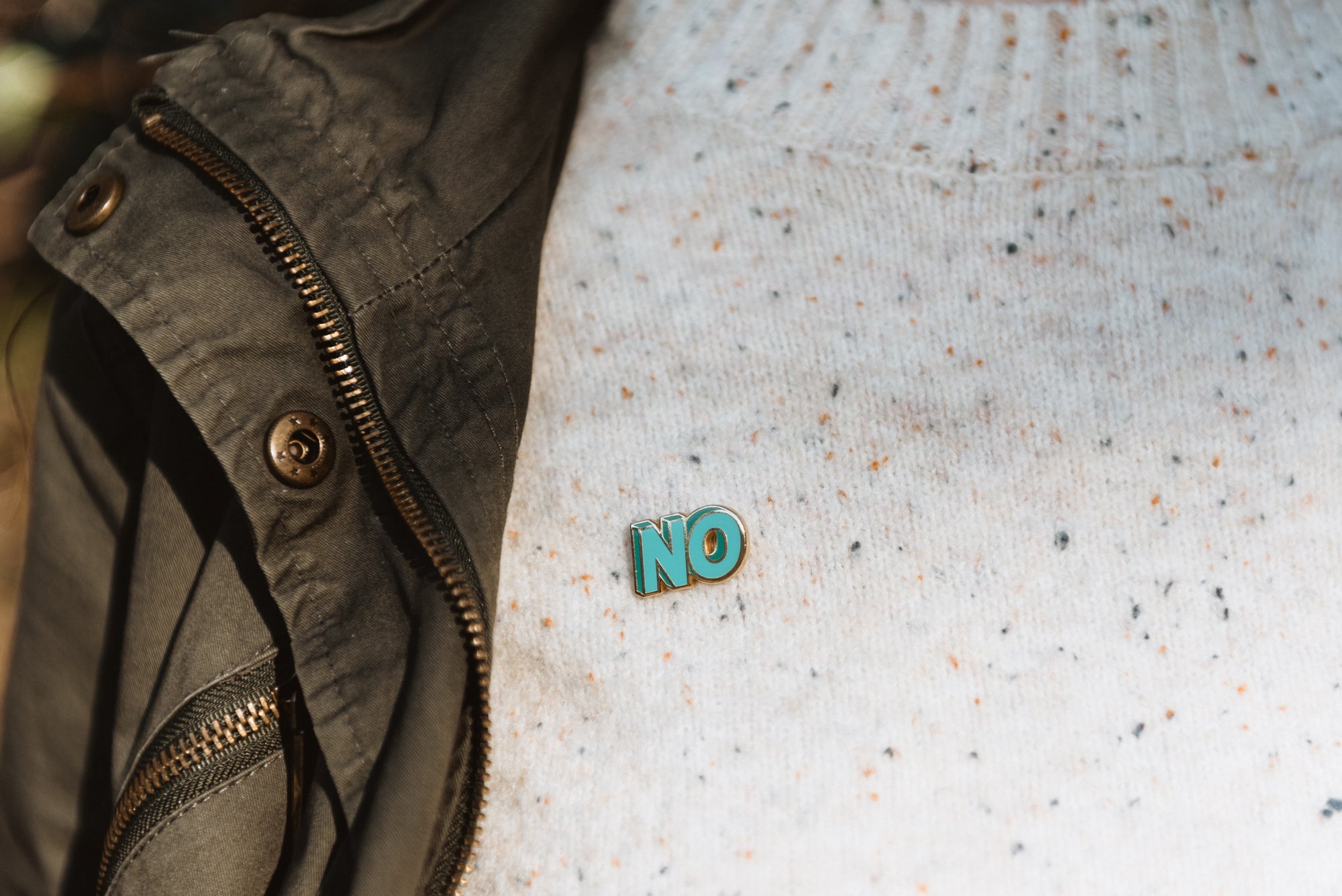 NO Enamel Pin - Eighth Generation