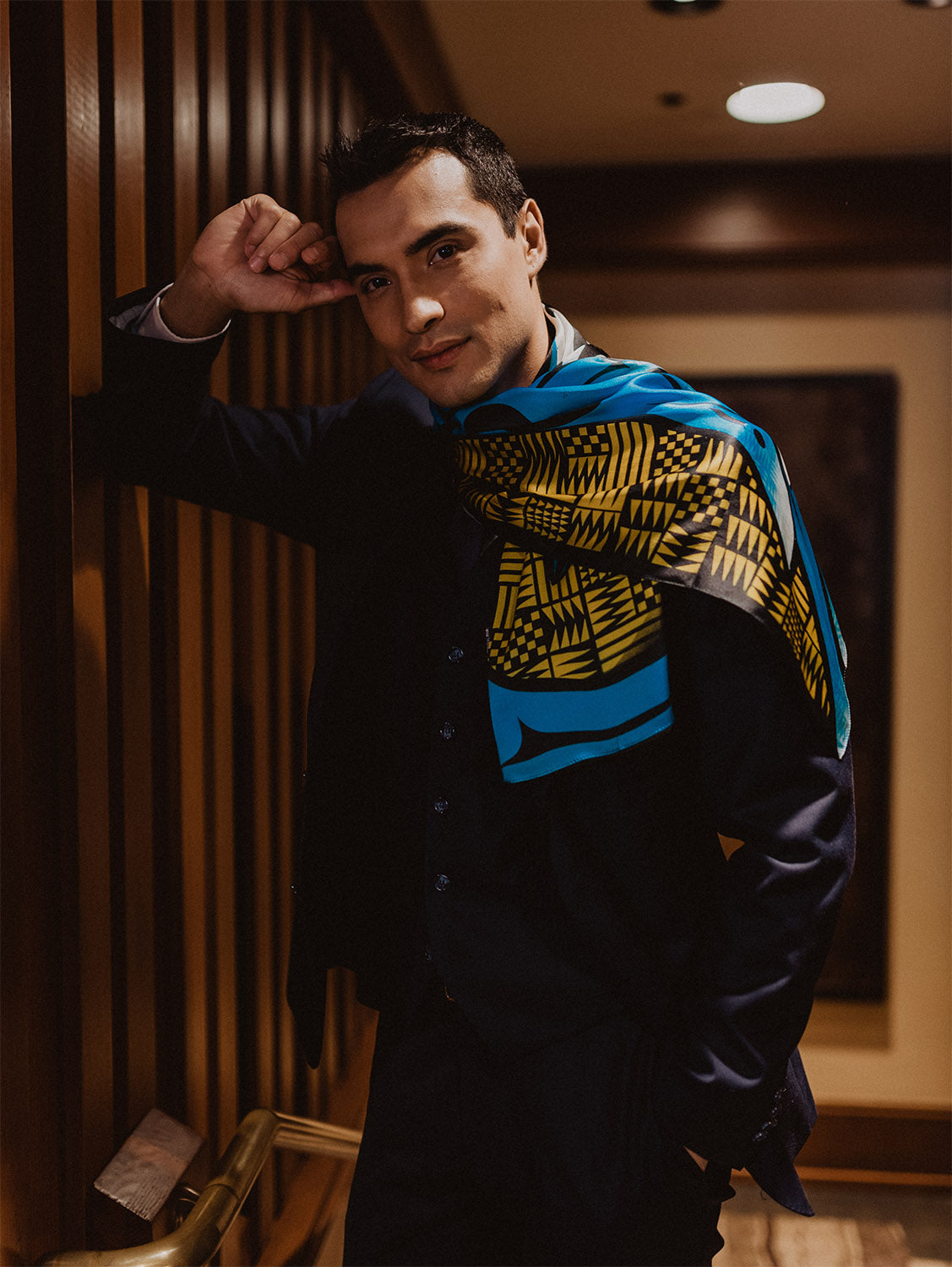 Blue Jay Silk Scarf - Eighth Generation