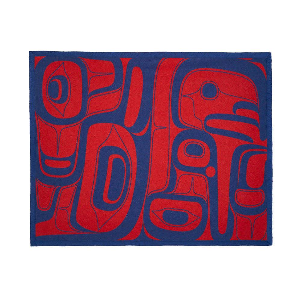 "Confluence" Wool Blanket - Eighth Generation