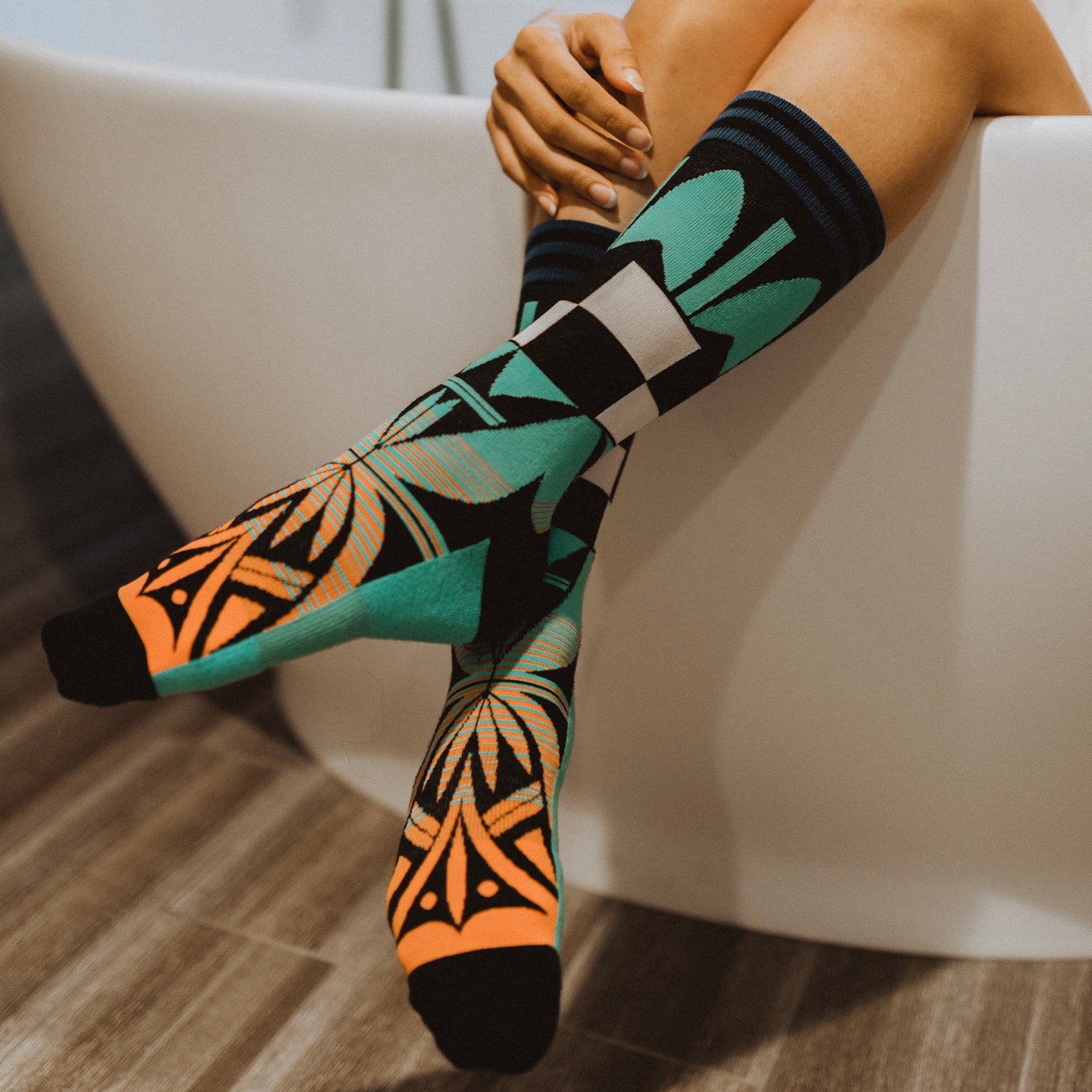 "Embrace Your Beauty" Crew Socks - Eighth Generation