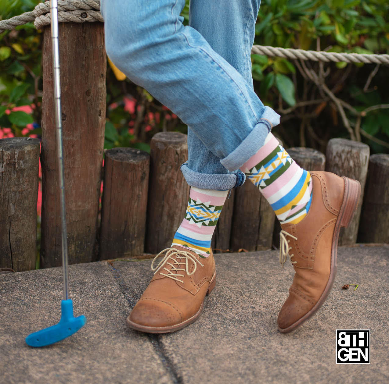 "Faith" Crew Socks - Eighth Generation