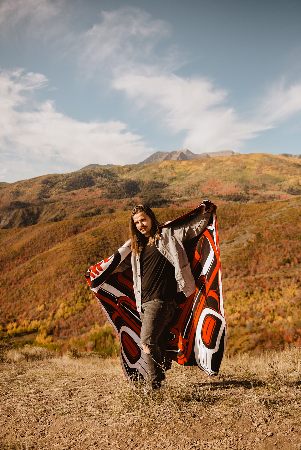 Wolf Spirit Wool Blanket – Gold Label Series – Eighth Generation